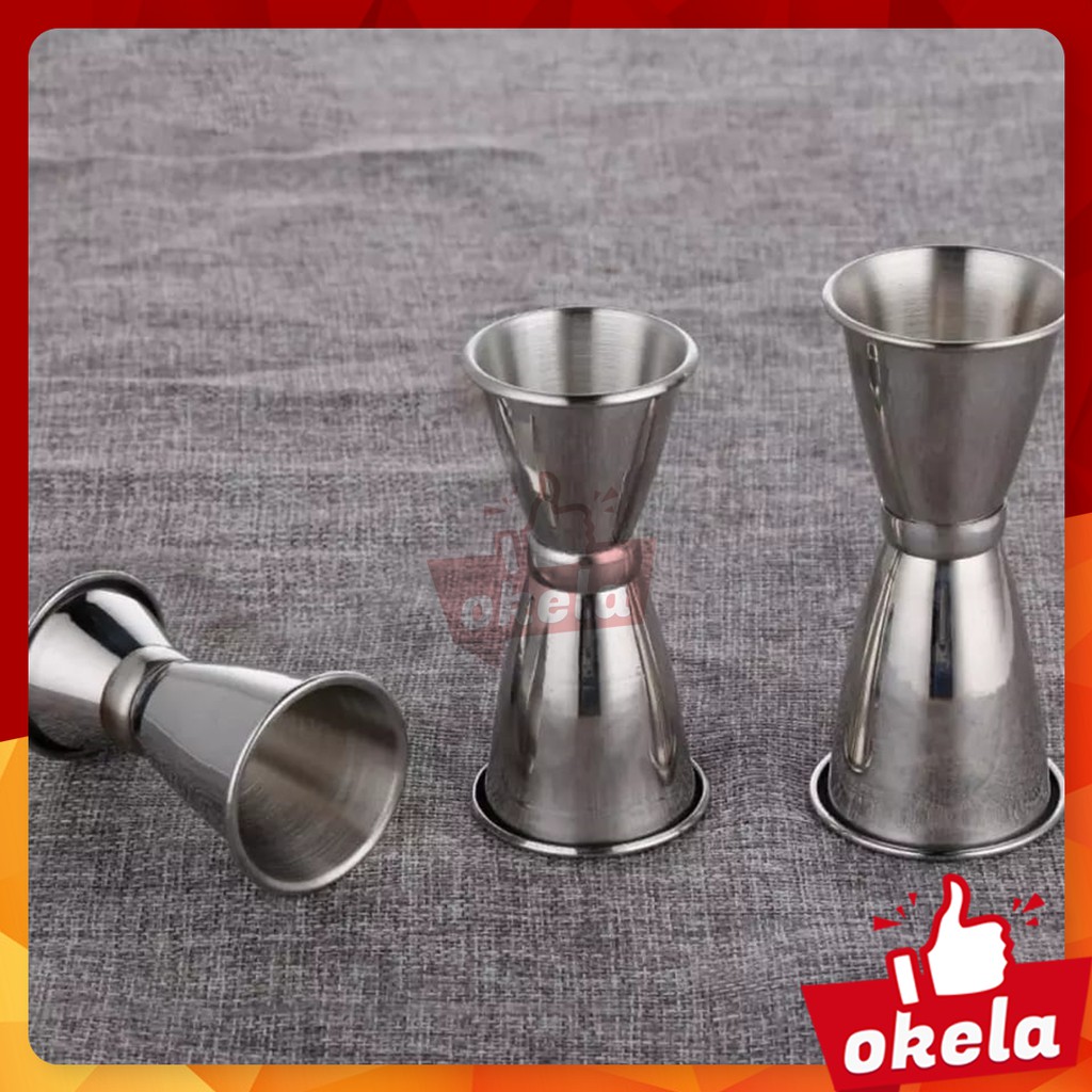 Jual Okela - Gelas Takar Gelas Ukur Takaran Kopi Teh Stainless Steel ...