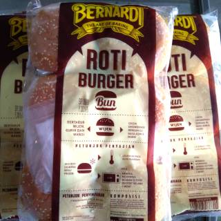 Jual BERNARDI ROTI BURGER / BUN WIJEN ISI 6 PCS | Shopee Indonesia