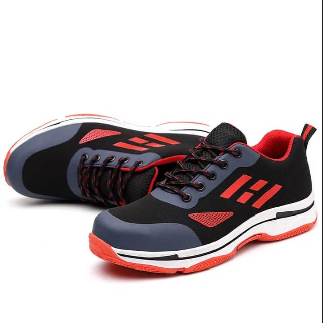 Jual Sepatu safety sport import wild red | Shopee Indonesia