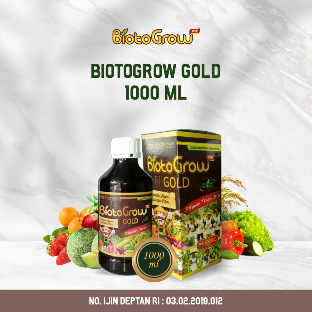 Jual BiotoGROW Pupuk Probiotik Organik Multiguna dengan Plus 8++Bakteri ...