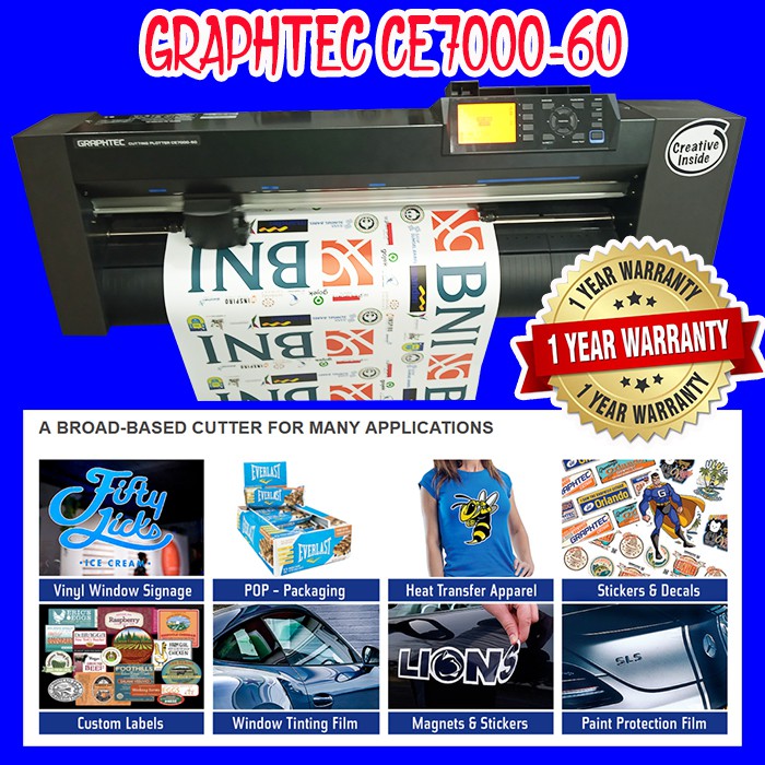 Jual MESIN CUTTING STICKER PLOTTER GRAPHTEC CE7000-60 | Shopee Indonesia