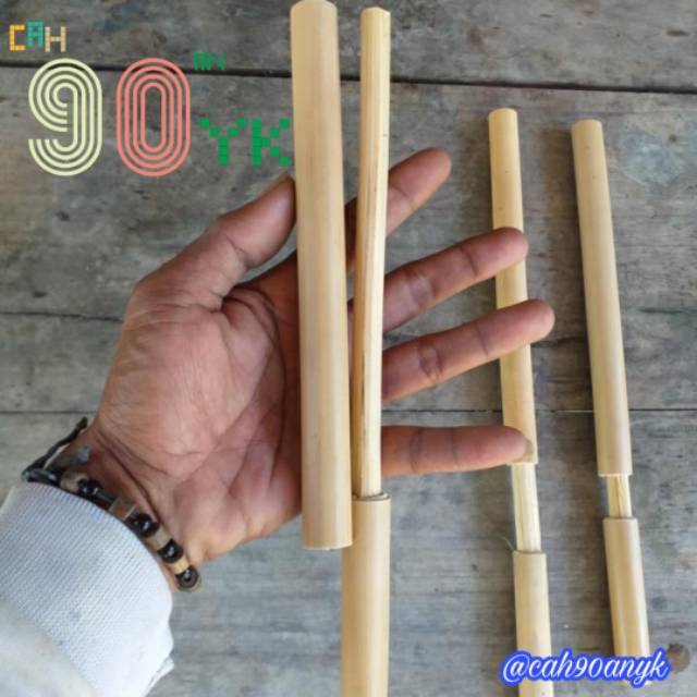 Jual DOR DORAN 2PCS Jedoran Pletokan Pistol Bambu Ceplokan Sentokan ...