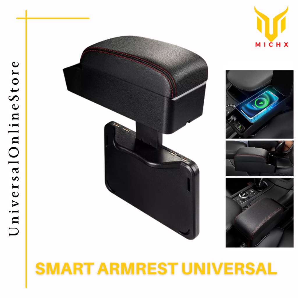 Jual Smart Armrest Universal Sandaran Tangan Mobil dengan Console Box ...