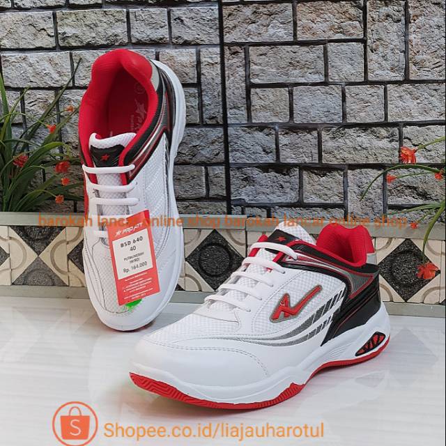 Sepatu Badminton Volly / Bulutangkis - Sneaker / Sepatu Pro Att BSD 640 - 100% ORIGINAL 40-43 ...