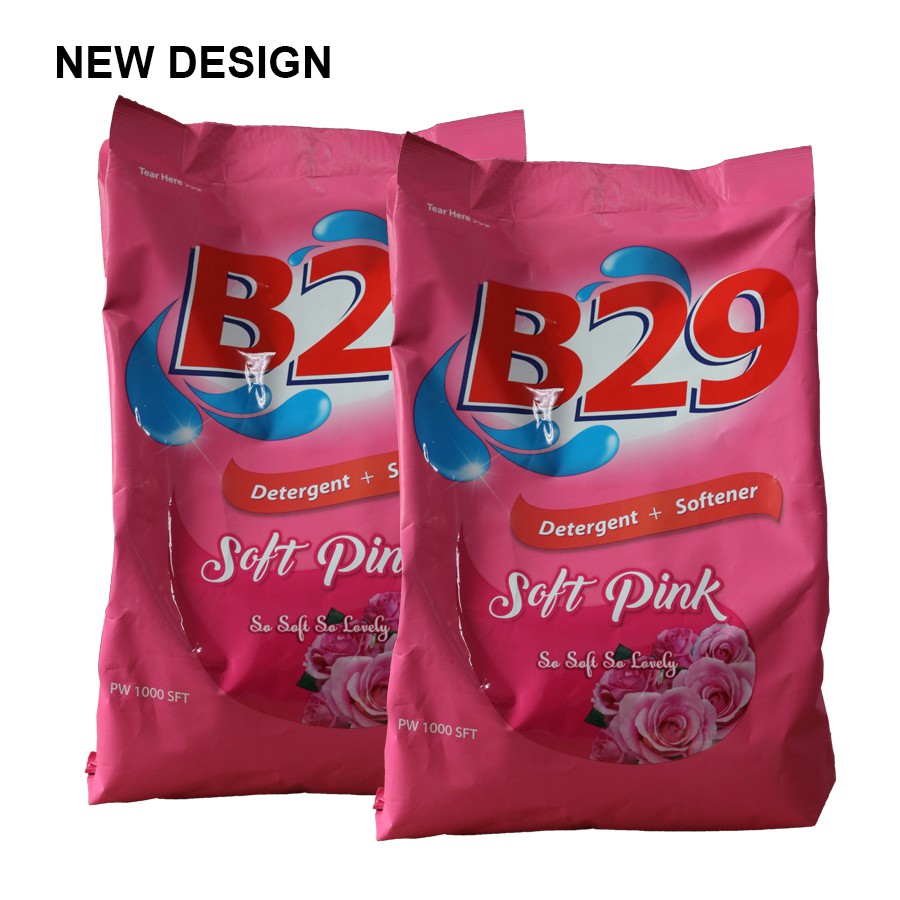 Jual Powder Detergent B29 PINK PLUS SOFTENER 777 GR X 2 PCS Indonesia ...