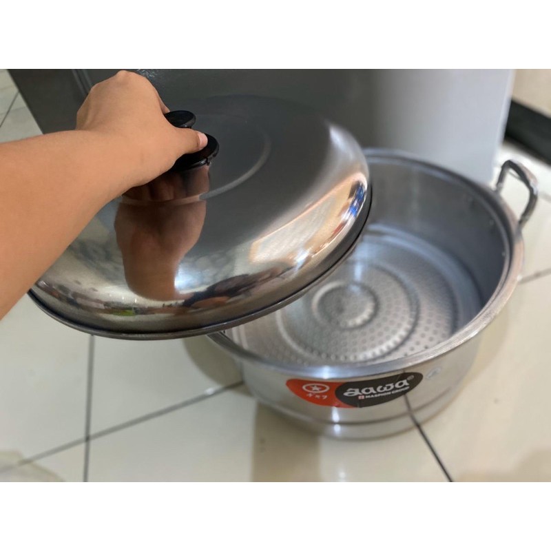 Jual kukusan jawa uk 33cm bisa masak 3kg | Shopee Indonesia