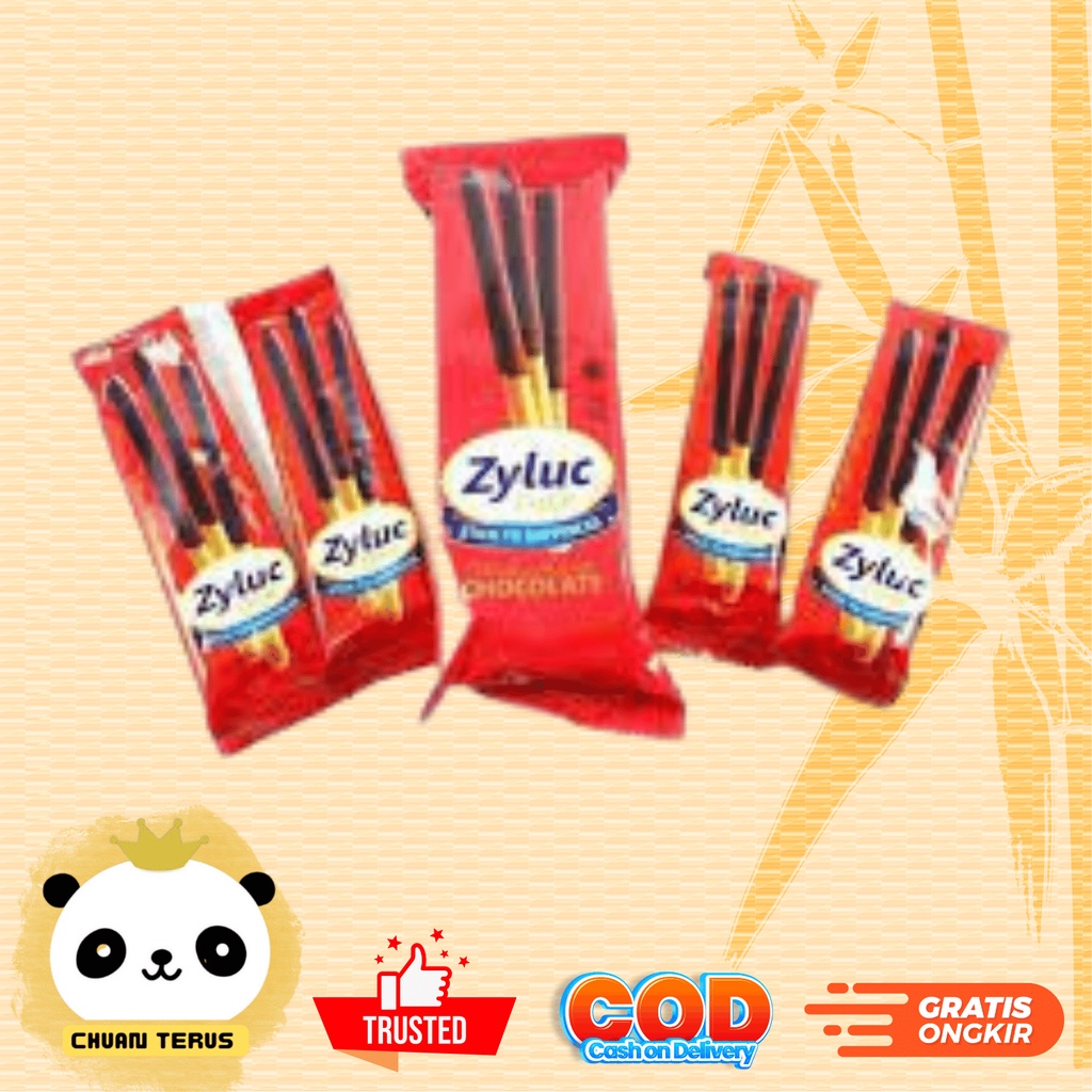 Jual BISKITOP - ZYLUC STICK CHOCOLATE TRAY 35g Biskuit Stik Anak Dewasa ...