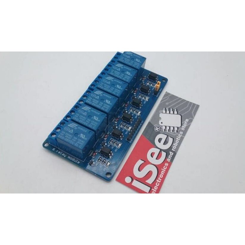 Jual New Relay Module 6 Channel 5v for Arduino (Best Quality) Relay ...