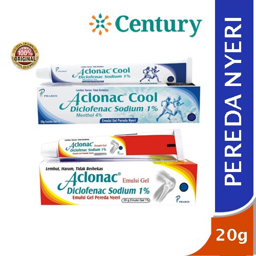 Jual Aclonac Emulsi Gel 20gr / Aclonac / Nyeri Otot / Nyeri Sendi ...