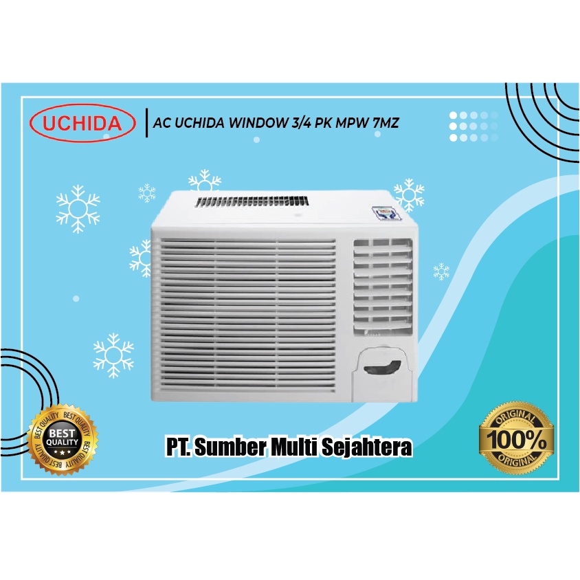 Jual AC UCHIDA WINDOW 3/4 PK MPW 7MZ | Shopee Indonesia