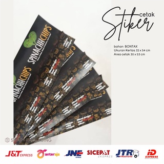 Jual Cetak stiker Sticker bontak, vinyl transparan, vinyl susu, Label ...