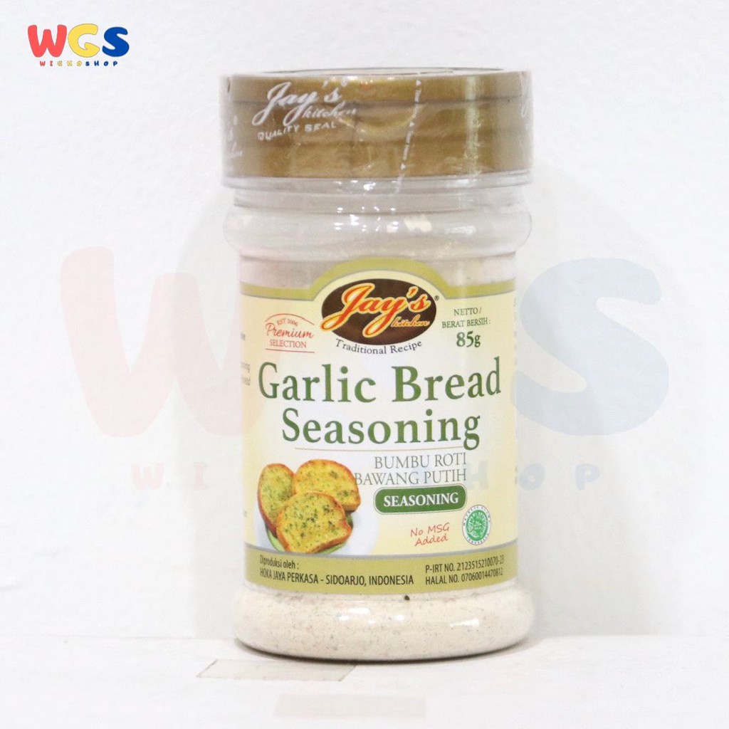 Jual Jay's Kitchen Jays Garlic Bread Seasoning 85g - Bumbu Roti Bawang ...