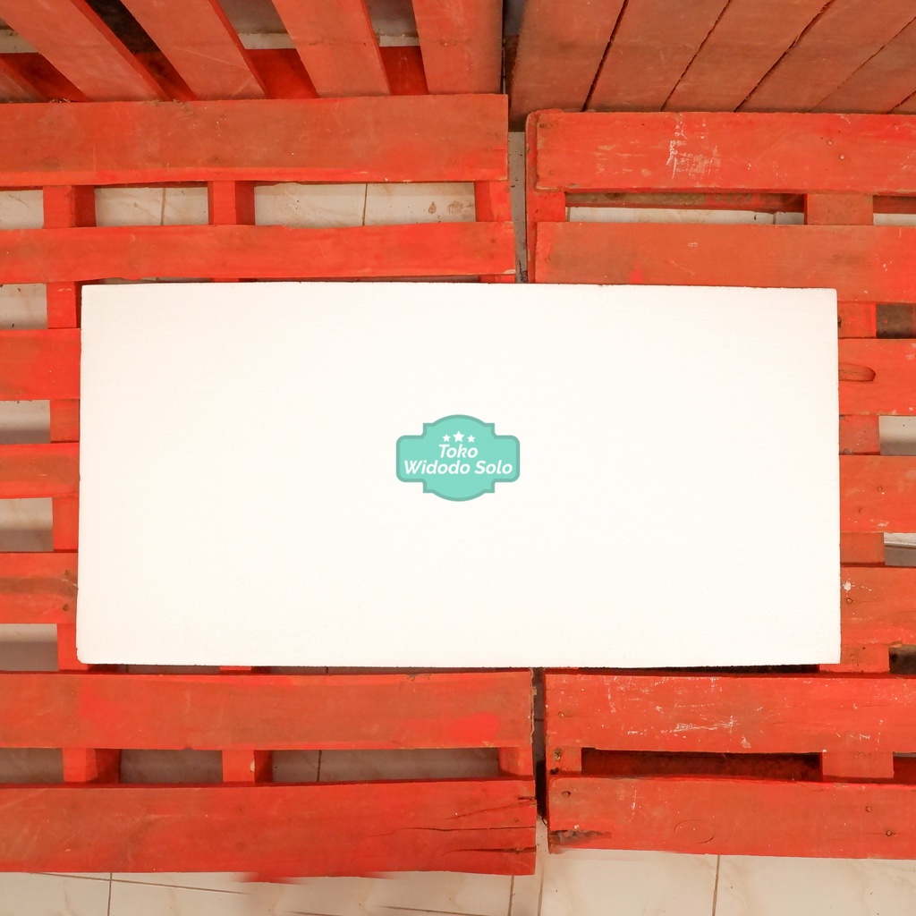 Jual Gabus Styrofoam Putih Tebal 2cm Ukuran 50x100cm Medium Density (10 ...