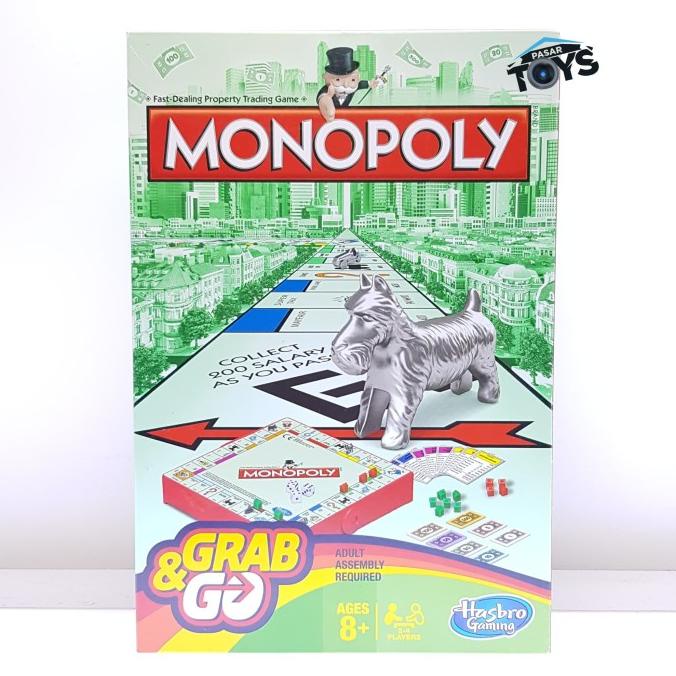 Jual Monopoly Grab & Go Board Game from Hasbro Gaming | Shopee Indonesia
