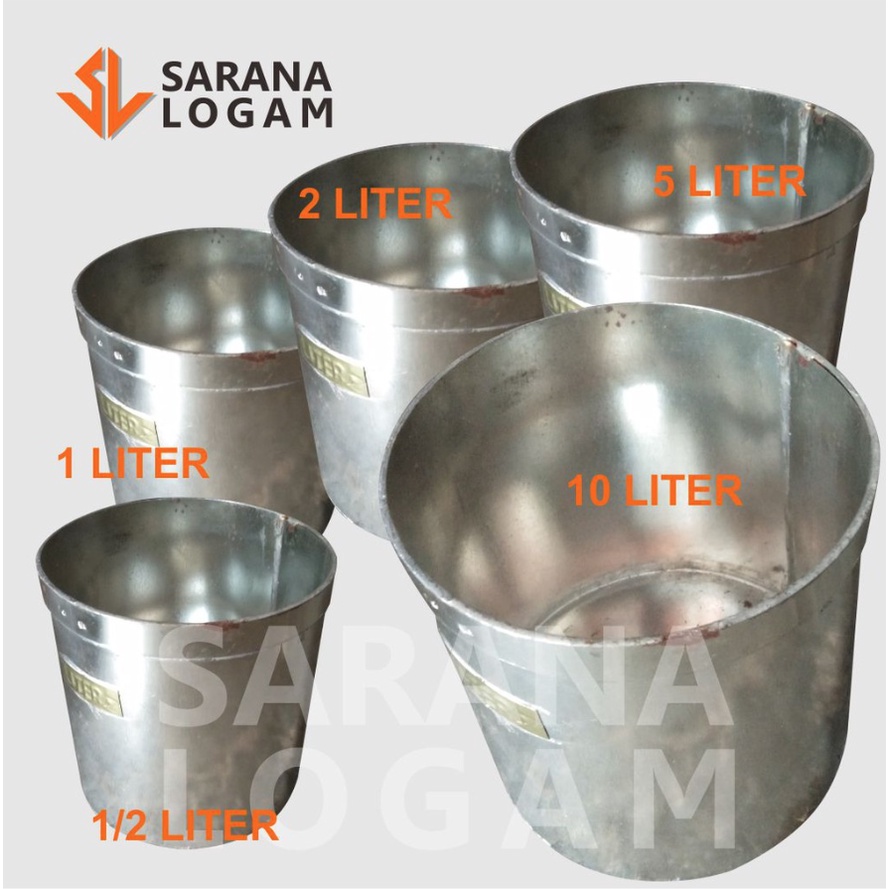 Jual Literan / Takaran Beras 5 Ukuran (1set) | Shopee Indonesia