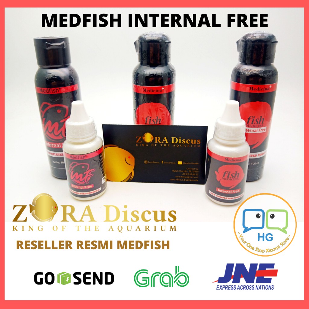 Jual Reseller Resmi Obat Ikan MEDFISH Internal Free Obat Bakteri ...