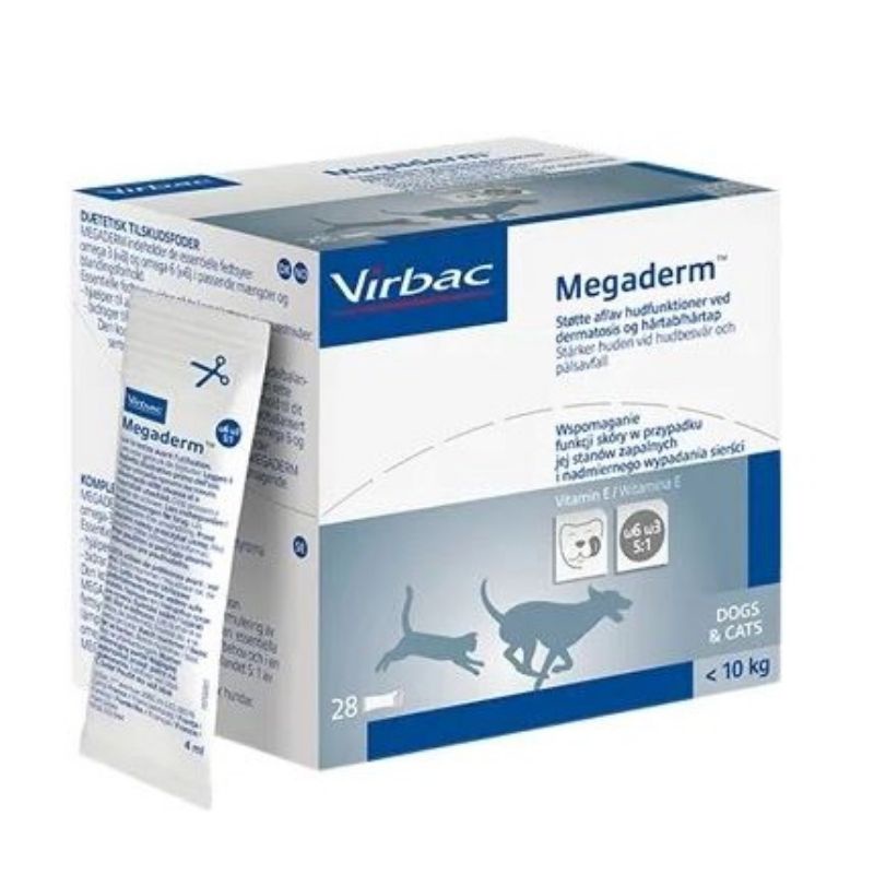 Jual Virbac Megaderm 4ml vitamin bulu rontok | Shopee Indonesia