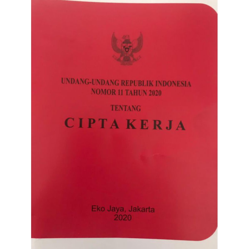 Jual Buku UNDANG-UNDANG REPUBLIK INDONESIA NOMOR 11 TAHUN 2020 TENTANG ...