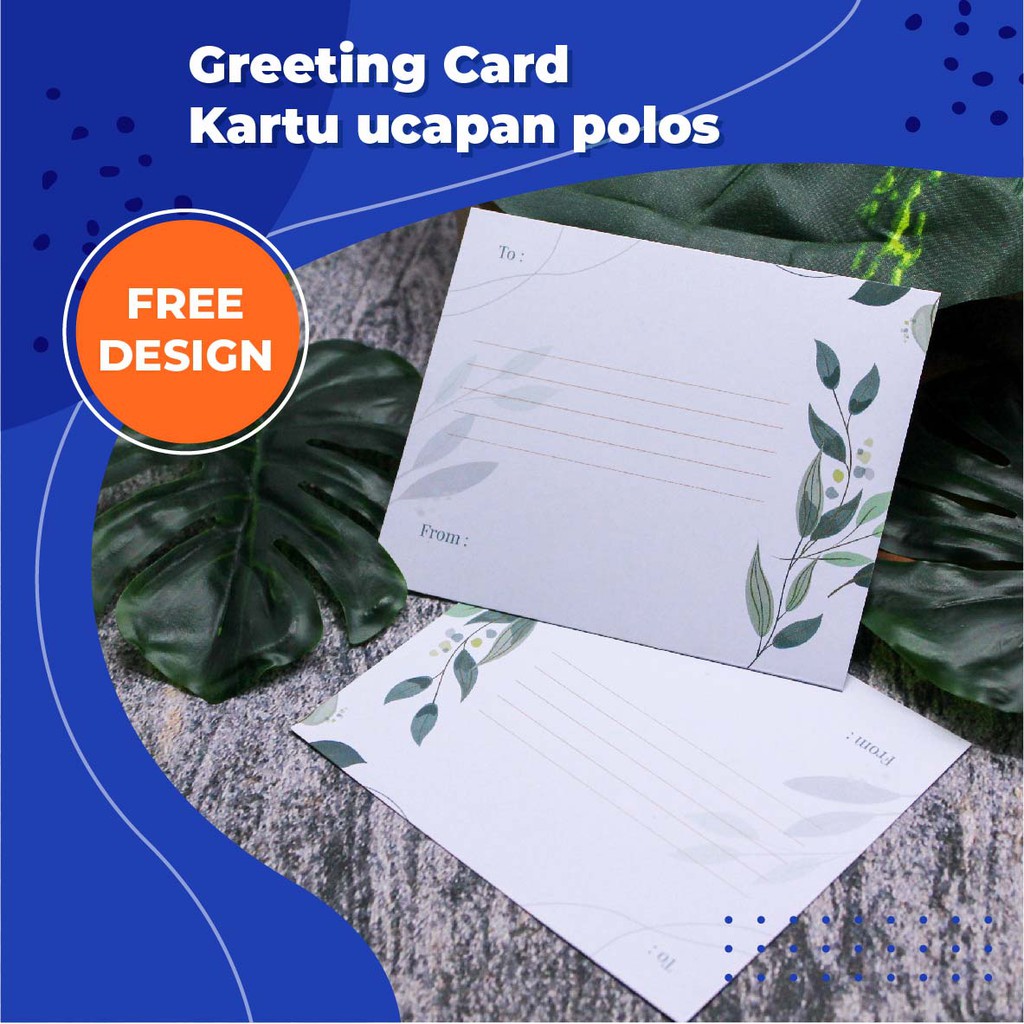 Kartu Ucapan Polos / Thank You Card Polos / Greeting Card | Shopee ...