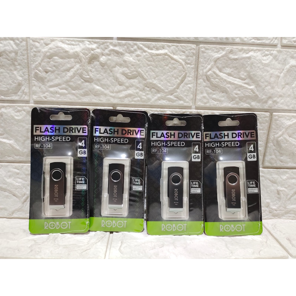 Jual FLASHDISK ROBOT 4GB RF104 ORIGINAL Indonesia|Shopee Indonesia