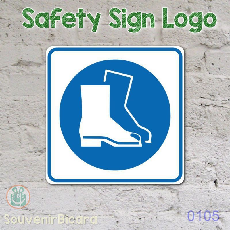 Jual Custom Logo Simbol Safety Sign Label Petunjuk K3 EESH - Gunakan ...