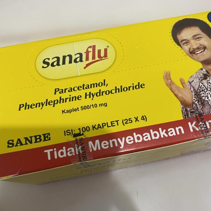 Jual {{{{{{] Sanaflu Paracetamol - 1 papan 4 tablet | Shopee Indonesia