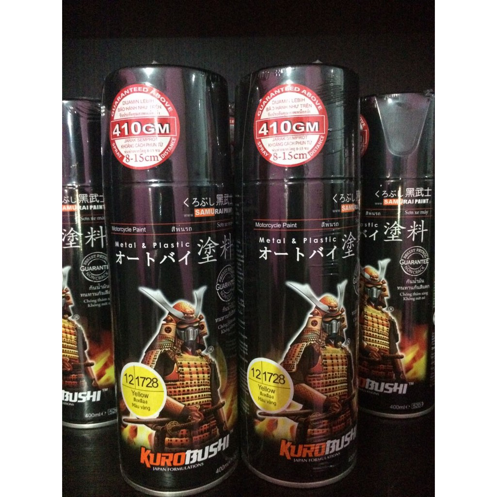 Jual PYLOX / PILOK / CAT SEMPROT SAMURAI - YELLOW (1728) | Shopee Indonesia