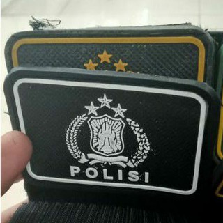 Jual patch ruber polisi logo polisi emblem karet polisi | Shopee Indonesia