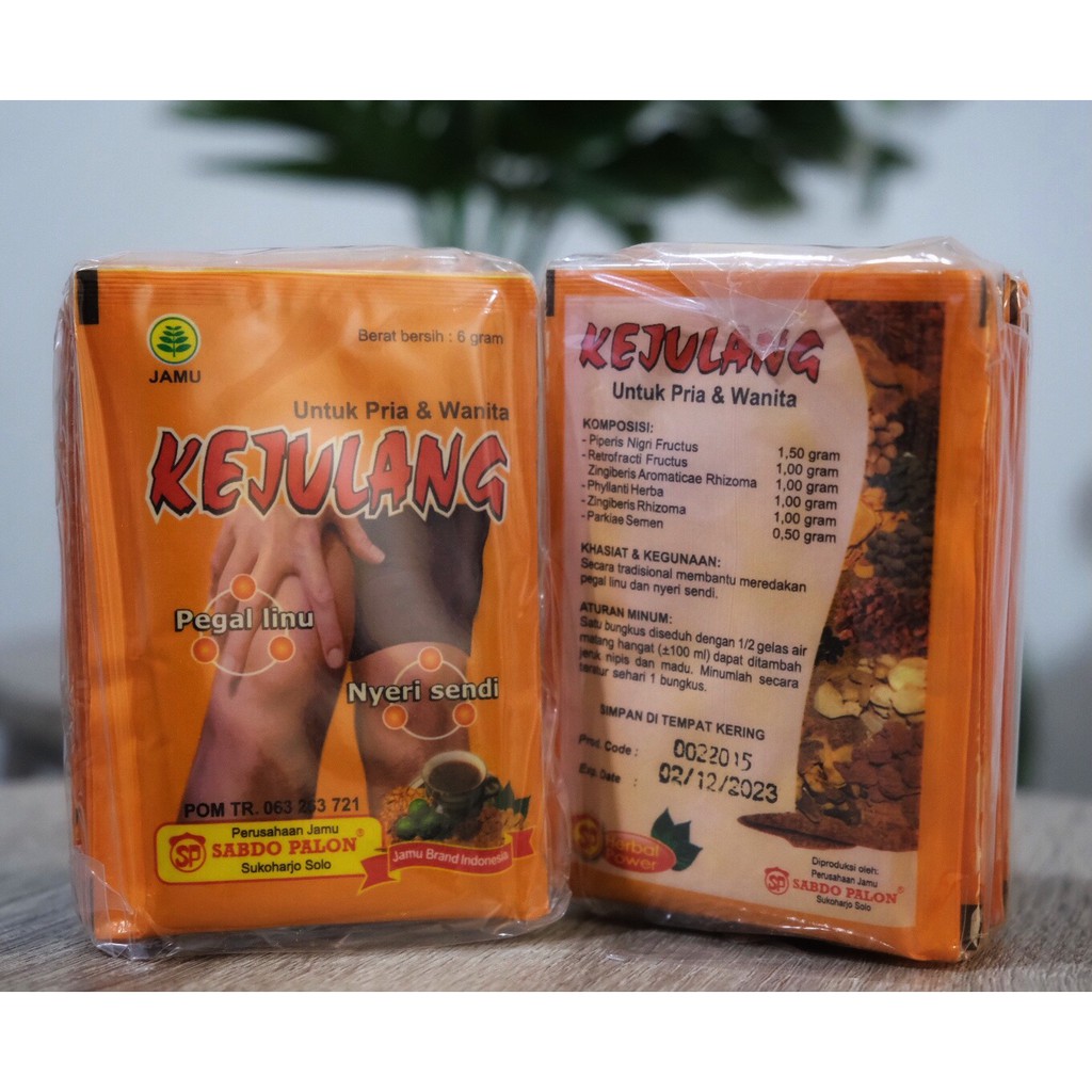 Jual Jamu Serbuk Kejulang Nyeri Sendi & Tulang - Sabdo Palon ( 1 Pack ...