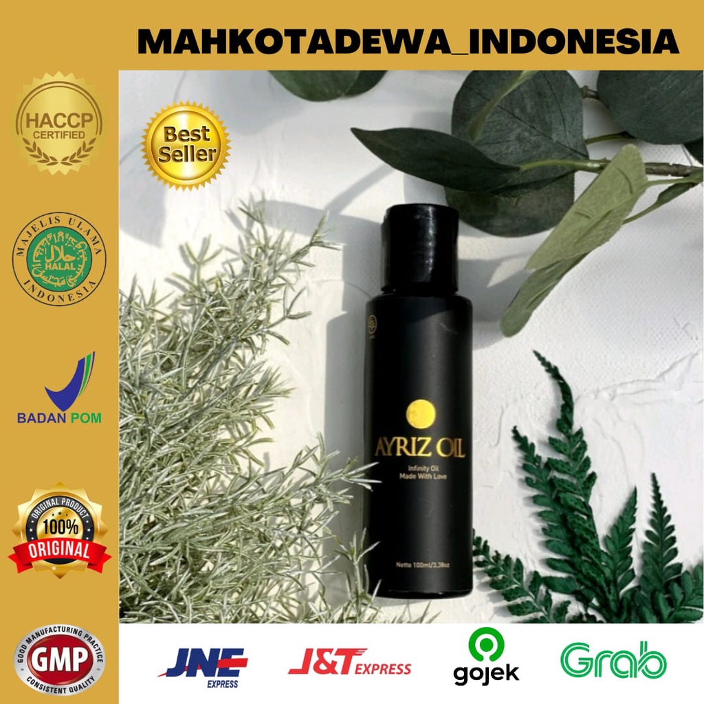 Jual AYRIZ INFINITY OIL 100ML (MINYAK GOSOK HERBAL, MINYAK BALUR) 100% ...