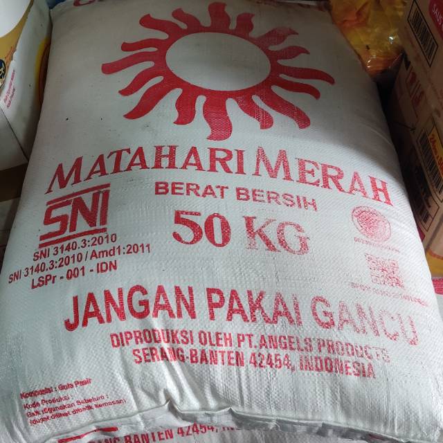 Jual Gula Pasir Matahari Merah 50 kg READY Indonesia|Shopee Indonesia