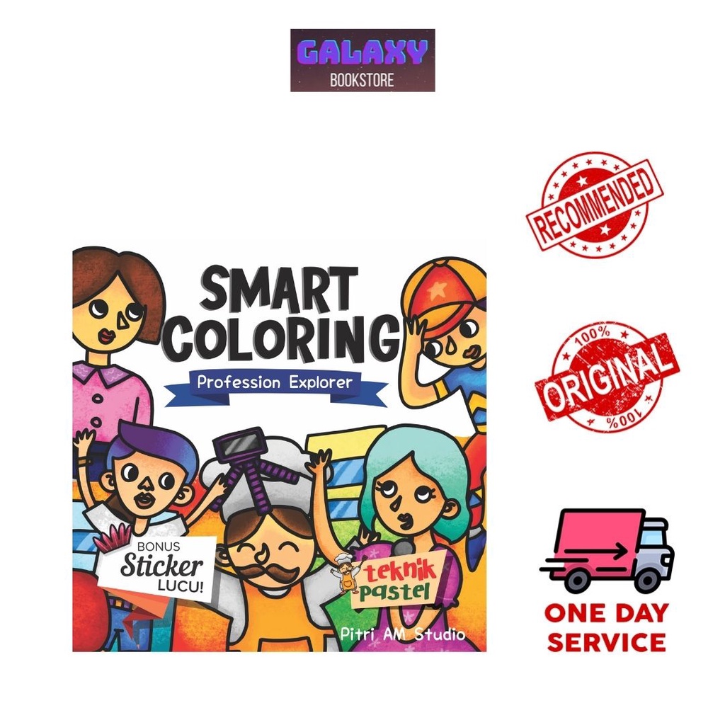 Jual BUKU ANAK: SMART COLORING: PROFESSION EXPLORER | Shopee Indonesia