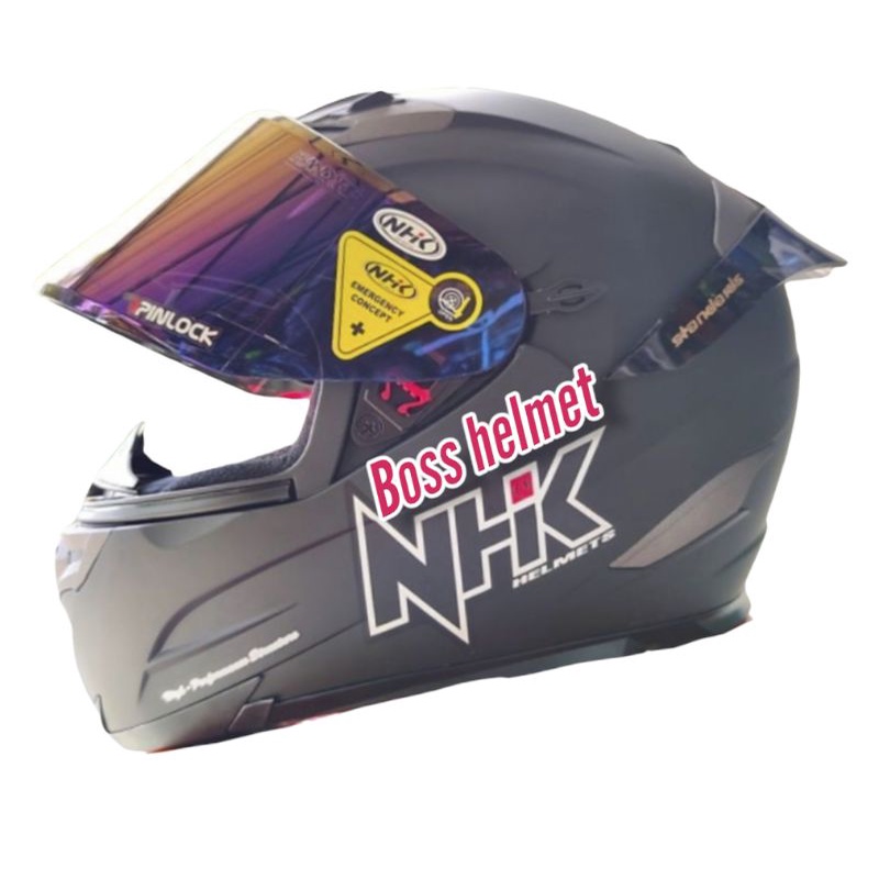 Jual PROMO HELM NHK RX9 SOLID HITAM DOFF PAKET GANTENG ORIGINAL FREE ...