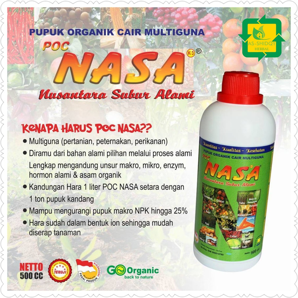 POC NASA PUPUK ORGANIK CAIR MULTIGUNA | Shopee Indonesia