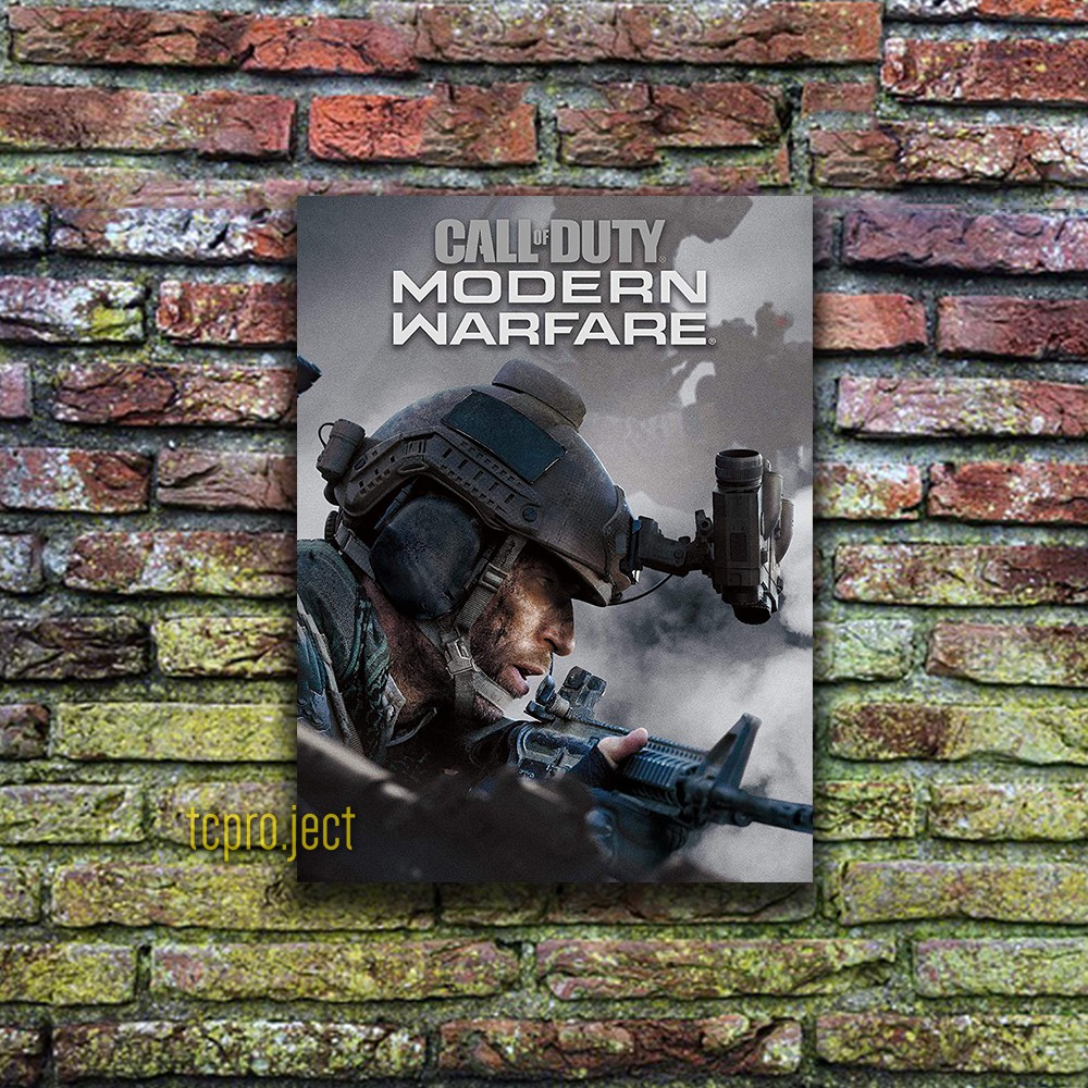 Jual CALL OF DUTY MODERN WARFARE GAME POSTER 40 X 30 - HIASAN DINDING ...