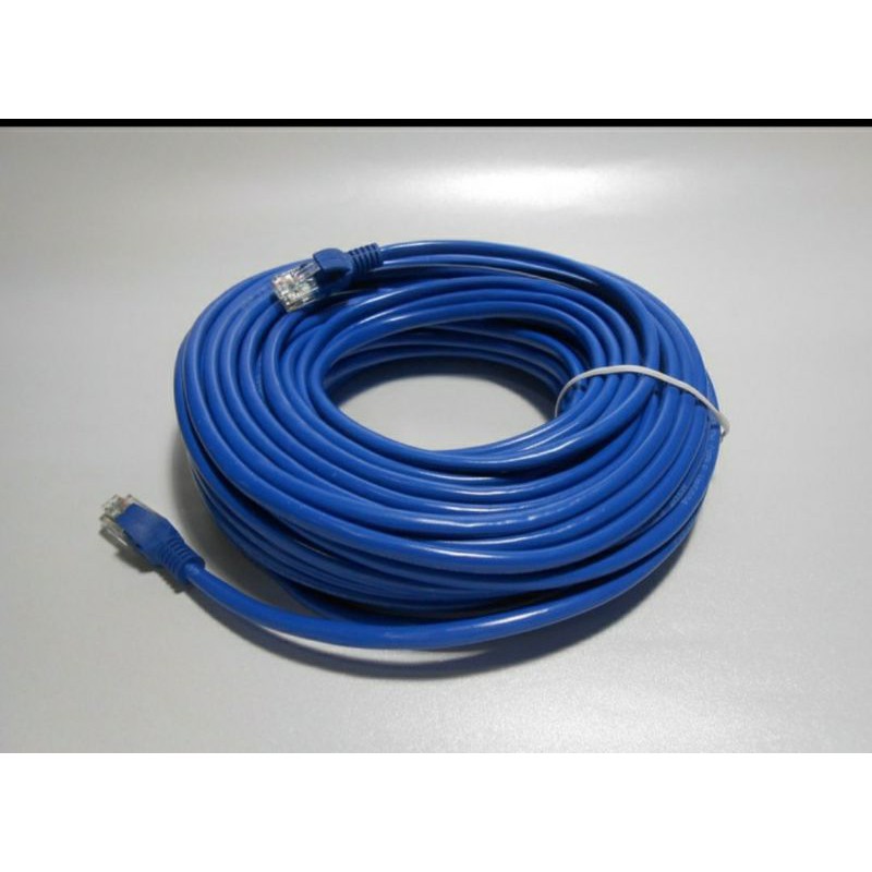 Jual kabel lan 15 meter lan cable plug rg45 cat5e | Shopee Indonesia
