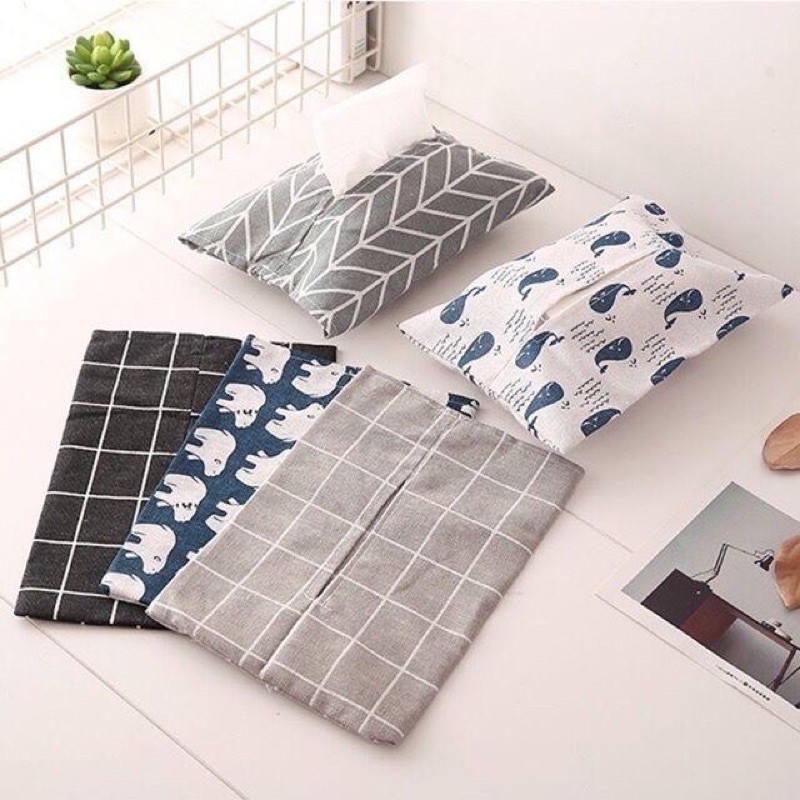 Kotak Tempat Tissue Bahan Kain / Kotak Tisu | Shopee Indonesia