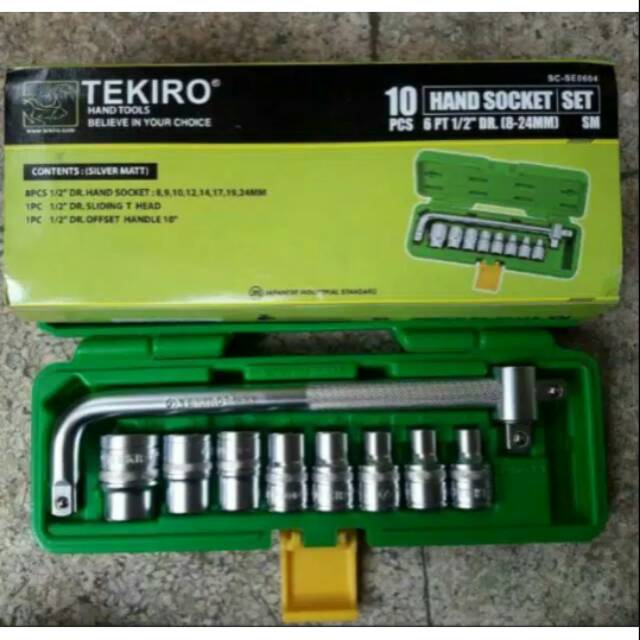 KUNCI SOCK TEKIRO 10 PCS TEKIRO BOX PLASTIK / SOCKET SET TEKIRO ... KUNCI SOCK TEKIRO 10 PCS TEKIRO BOX PLASTIK / SOCKET SET TEKIRO ...