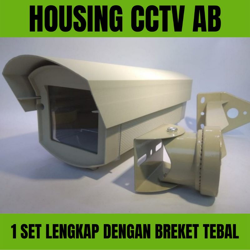 Jual housing cctv + bracket / housing ab 1set + breket tebal | Shopee ...
