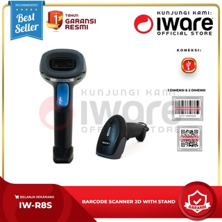Jual IWARE BARCODE SCANNER E-FAKTUR QR CODE IWARE 2D R8S USB | Shopee ...