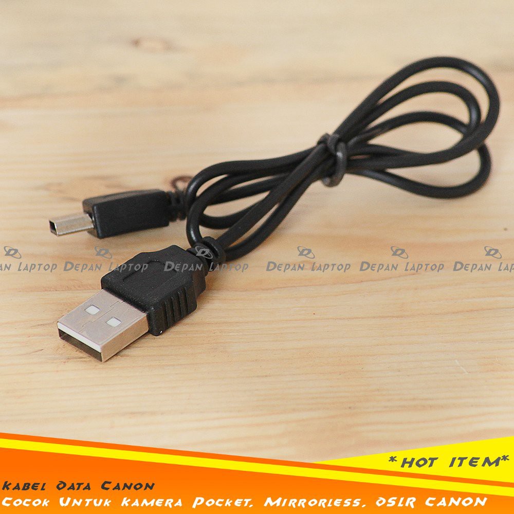 Kabel Data Sync Cable USB Canon Mirrorless Pocket DSLR EOS M3 M10 550D ...