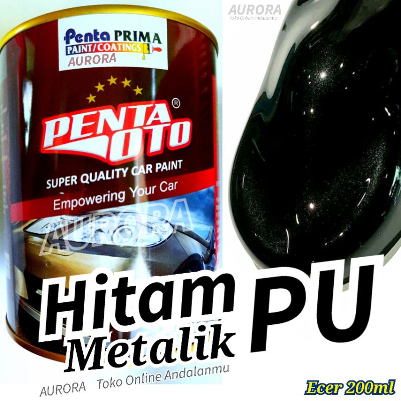 Jual Cat Hitam Metalik PU Penta Oto Black Mica X12 Metallic Ecer 200ml ... Jual Cat Hitam Metalik PU Penta Oto Black Mica X12 Metallic Ecer 200ml ...
