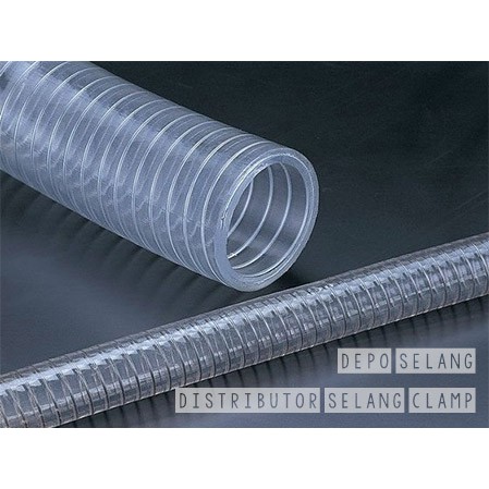 Selang kawat spiral 1inch selang spring PVC hose selang minyak | Shopee ...