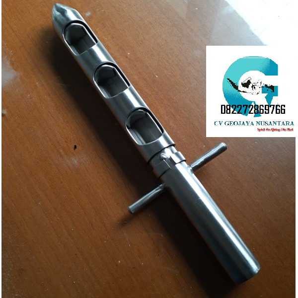 Jual Seed Trier Sampler Stainless Steel , Alat Pengambil Sampel Biji ...