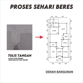 Jual Gambar Site Layout Desain Arsitek Denah Bangunan 2D Rumah Tinggal ...