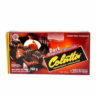 Jual COKLAT COLATTA DARK - WHITE CHOCOLATE COMPOUND 250GR / COKLAT ...