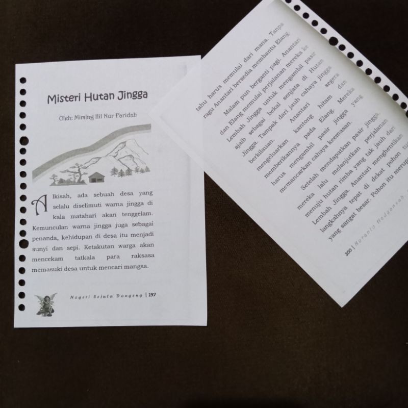 Jual PRINT A4 A5 B5 TEBAL SUPER WHITE LUBANG BINDER (LOOSE LEAF BINDER ...