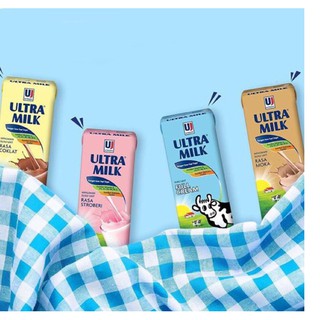Jual Susu Ultra Jaya Ultra Milk 200ml - Semua Rasa Lengkap | Shopee ...