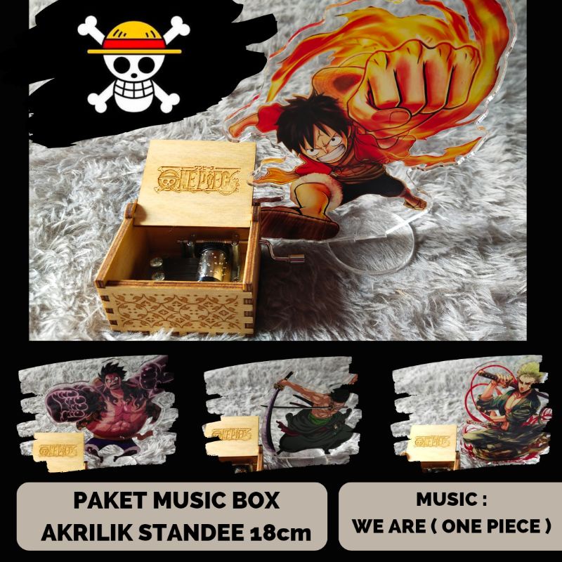 Jual Paket Musik Box Anime One Piece dan Akrilik Standee | Shopee Indonesia