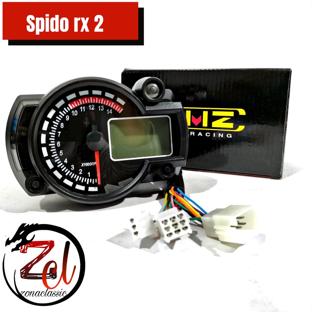 Jual SPIDO KOSO RX2 N SPEDO SPIDOMETER RX2N DIGITAL LED KOSO RX2 Koso ...